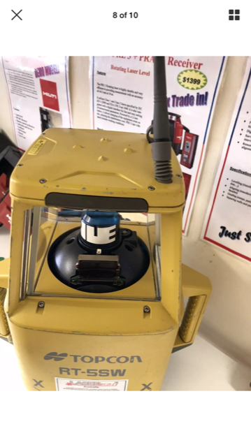 Laser Levels - Topcon RT 5SW Dual Grade - Laserlight Australia