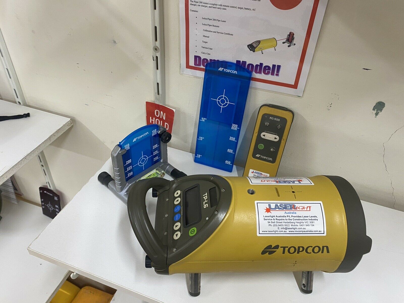 Refurbished Lasers: Topcon TPL 6 Green Pipe Laser Level - ex demo
