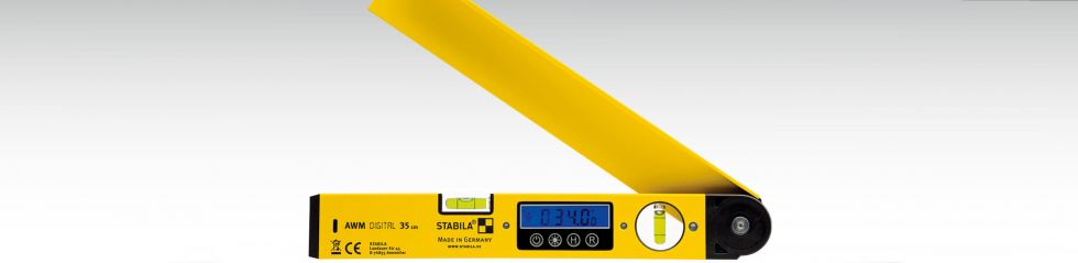 Electronic angle finder: AWM Digital electronic angle finder
