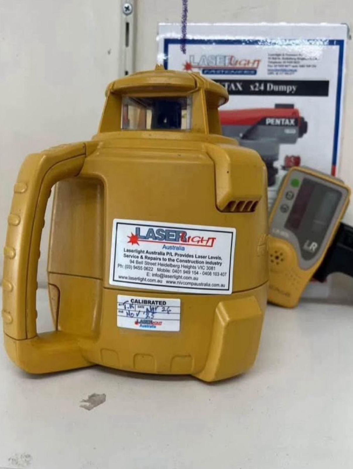 Refurbished Lasers: Topcon RL H5B Laser Level with LS 80L Receiver Tax ...